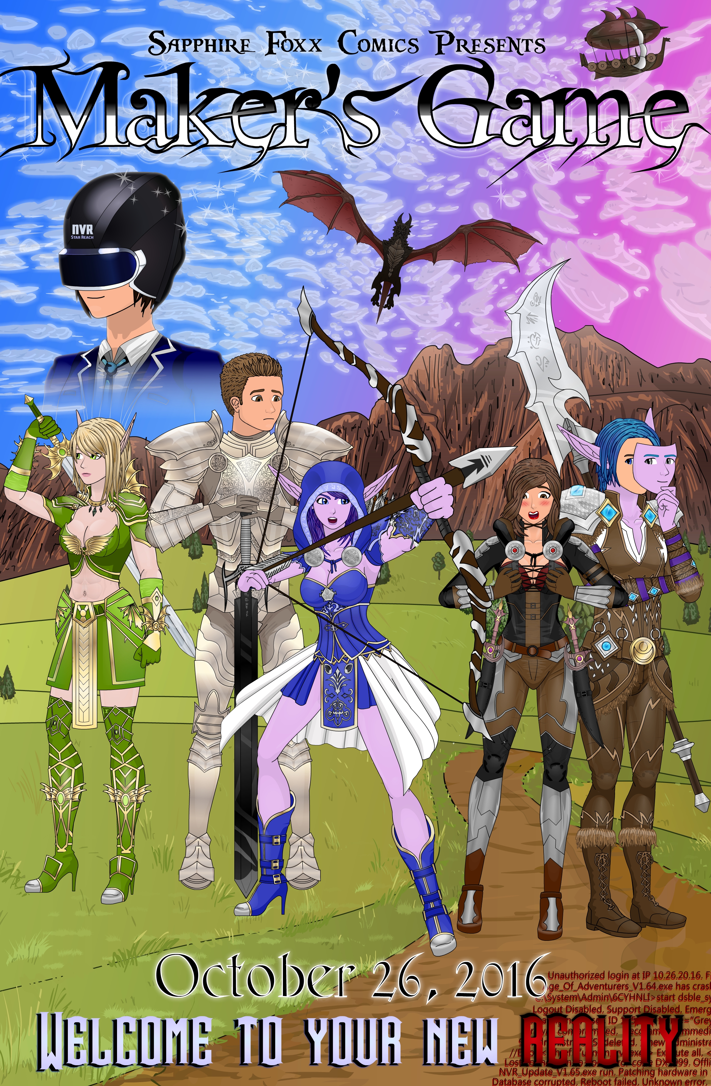 Fourth Comic Reveal: Maker’s Game – SapphireFoxx Beyond